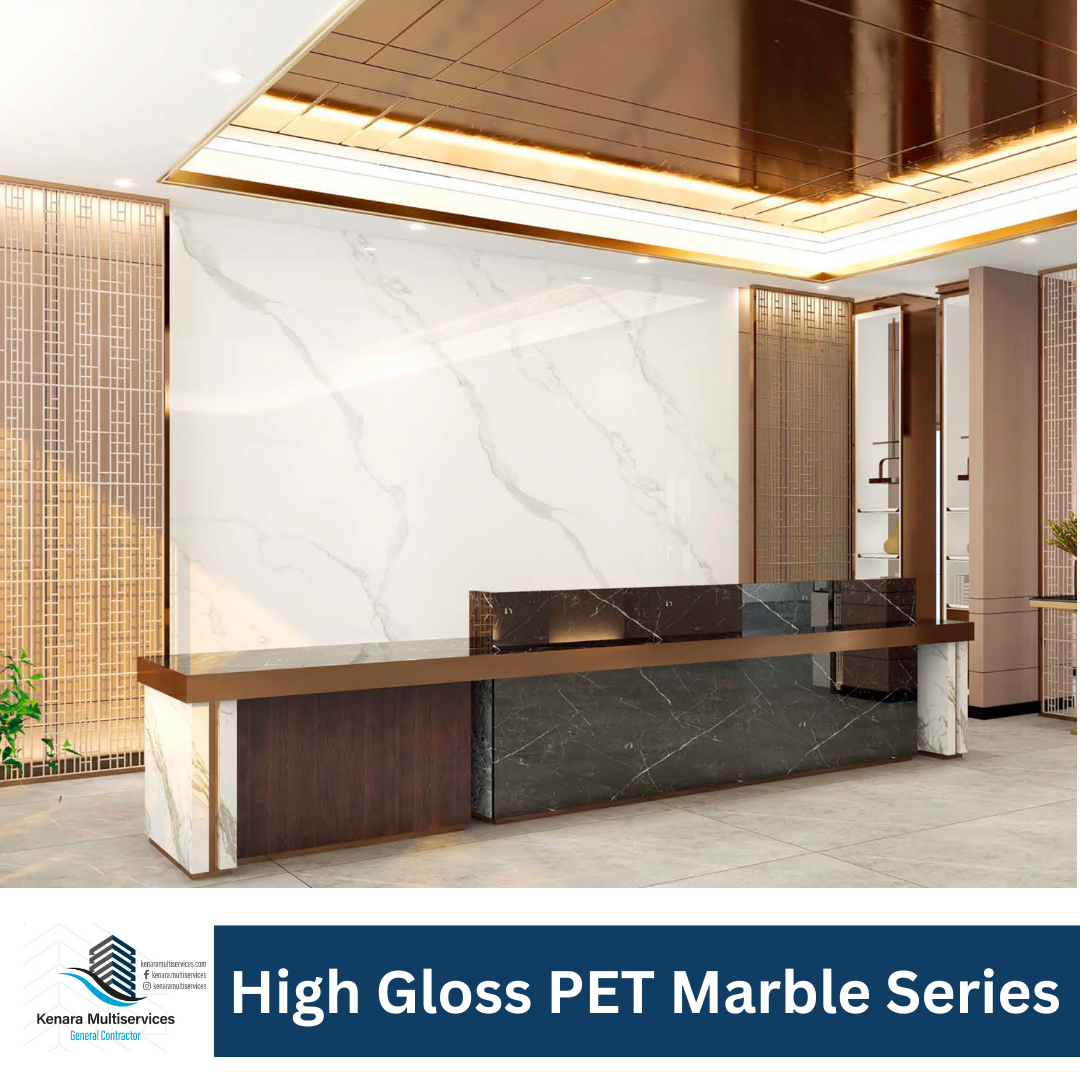HD Wall Board: High Gloss PET Marble Series – Kenara Multiservices Shop